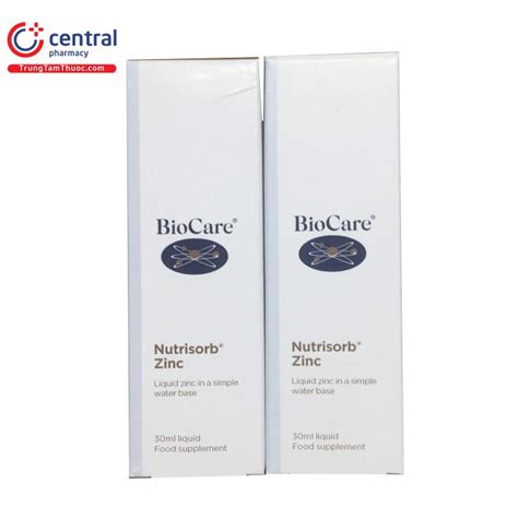 ChÍnh HÃng Thuốc Biocare Nutrisorb Zinc Hấp Thu Tốt Phát Triển Tốt