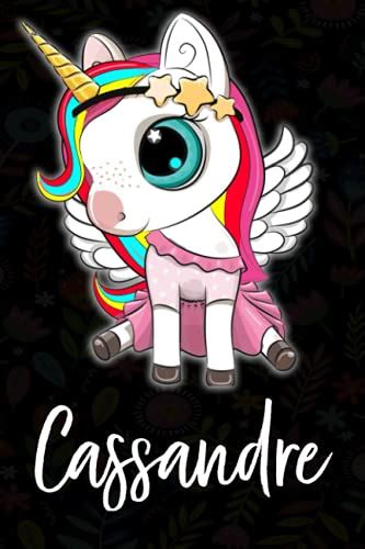 Cassandre Journal Intime Carnet De Notes Avec Prénom Personnalisé 110 Pages Cadeau Unique