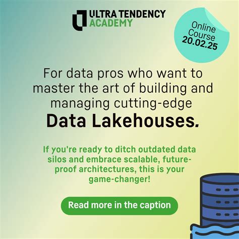 Ultra Tendency Academy On Linkedin Datalakehouse Dataengineering