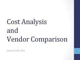PPT Cost Analysis PowerPoint Presentation