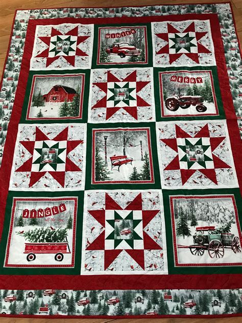 Christmas Panel Quilt Patterns