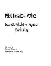 P8130 Lecture18 Pdf P8130 Biostatistical Methods I Lecture 18