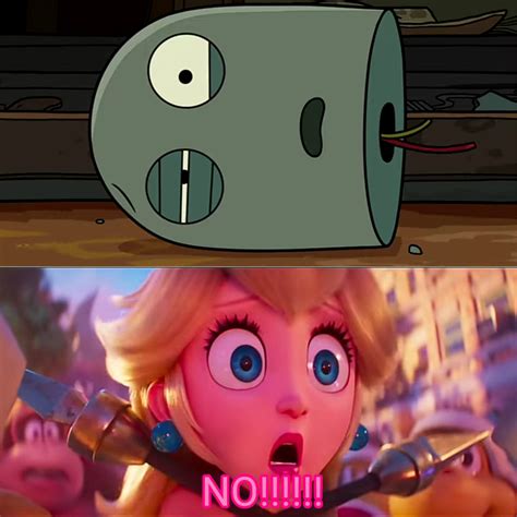 Princess Peach React Robots Deadbroken By Oliviarosesmith On Deviantart