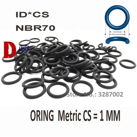 Get The Best Choice Rubber Metric O Rings Black Nitrile 70a Shore
