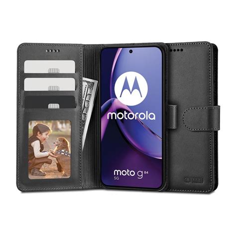 Tech Protect Wallet Motorola G G Lompakkokotelo Musta Suojakalvotukku Jo Vuodesta