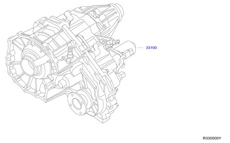 33100 Ea33a Transfer Case Transfer Case Assembly Genuine Nissan Part