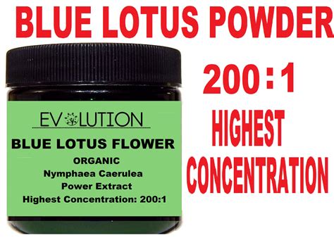 2001 Organic Blue Lotus Flower Extract Nymphaea Caerulea Powder