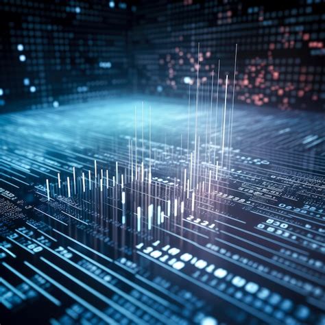 Premium Ai Image Blue Infotech Background Image