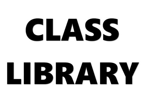 Class Library Pdf
