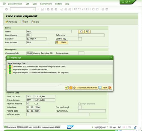 关于银企直联中付款请求的重复付款建议问题及workaround Sap Community