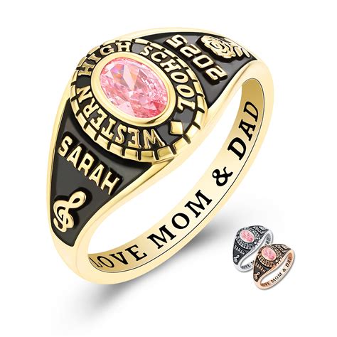 Mementos Jewelry Usa Customized Classic Sterling Silver Class Rings For
