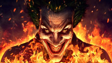 Guason En Fuego Fondo De Pantalla 4k Id 10131