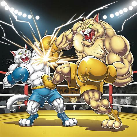 Fighting Among The Cats In Wresling Ring Epic Cat Wrestling Match