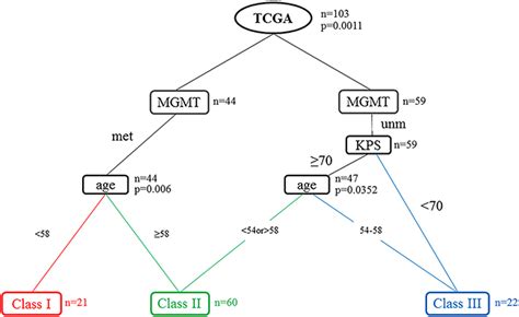 stratification according to recursive partitioning analysis predicts