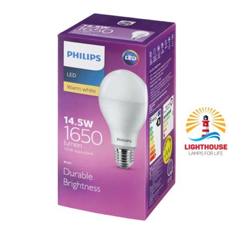 Jual Lampu Led Bulb 145w Philips Led 145 Watt 14w E27 Kuning Warm