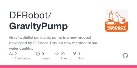 GitHub DFRobot GravityPump Gravity Digital Peristaltic Pump Is A New Product Developed By