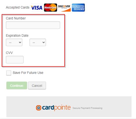 Setting Up Cardpointe With Aptify Aptify Support