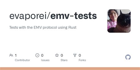 GitHub Evaporei Emv Tests Tests With The EMV Protocol Using Rust