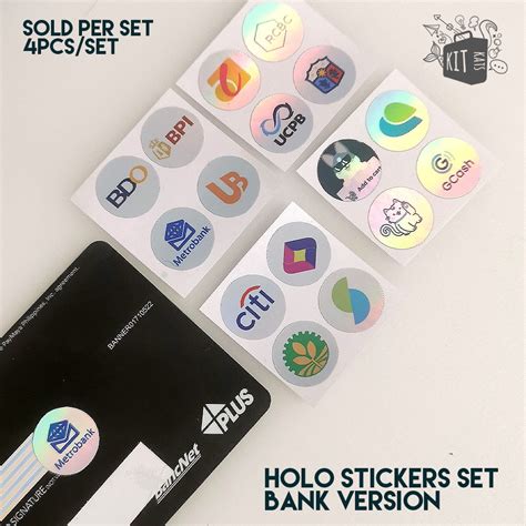 Cvv Holo Sticker Cover Bank Logos Shopee Philippines