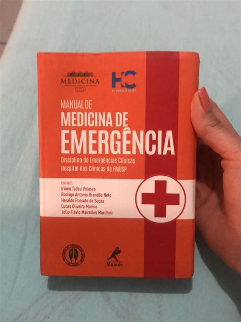 Manual De Medicina De Emerg Ncia Usp Hc Livro Editora Manole Nunca Usado Enjoei