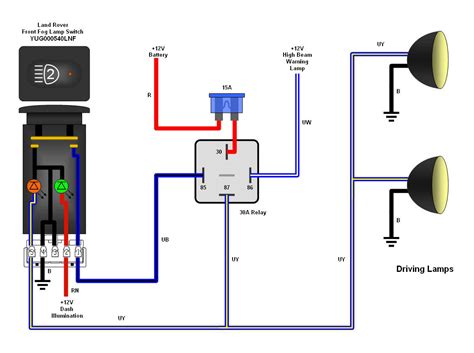 Driving Lights Wiring Diagram With Relay