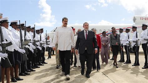 Los presidentes de Venezuela y Guyana se reúnen para tratar el tema del