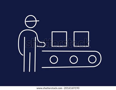 Warehouse Worker Vector Illustration Logistic Concept Stock Vector