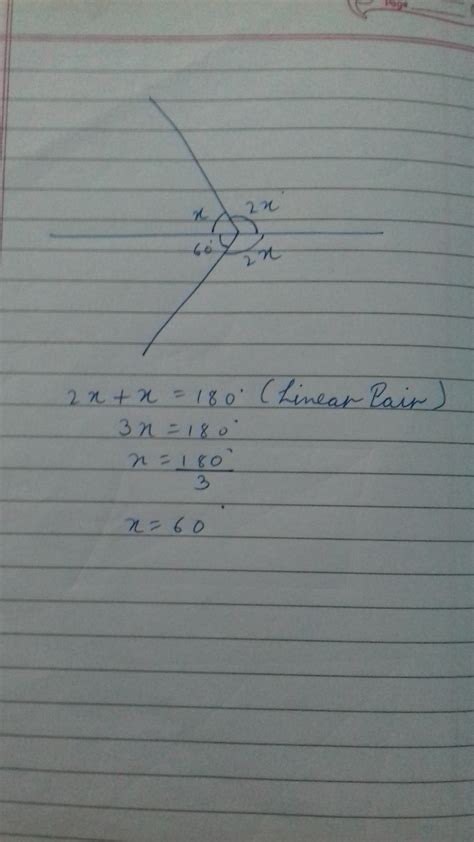 In Figure Find The Value Of X Brainly In
