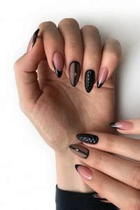 Minimal Black Nail Designs The Gray Details