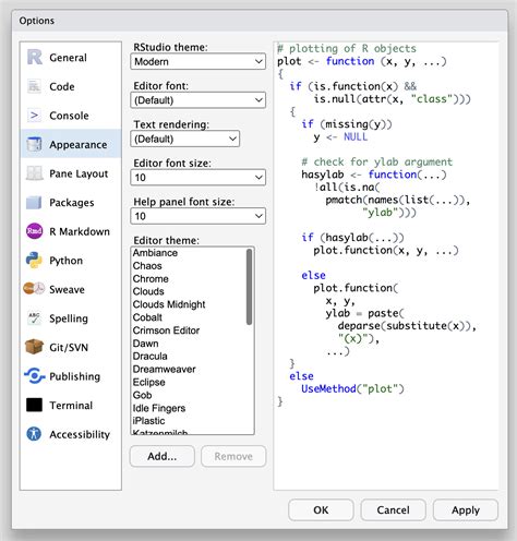 Move Help Font Size Setting To Appearance Pane By Gtritchie Pull Request Rstudio