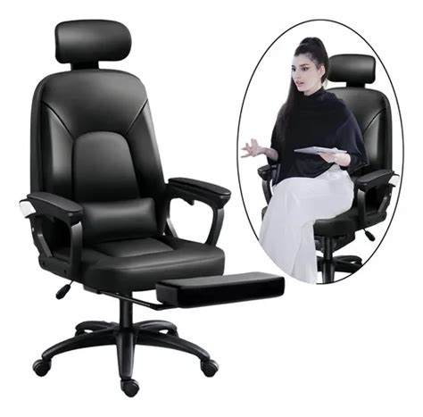 Silla De Escritorio Ninoto No 1 Gamer Ergonómica Negra Con Tapizado De