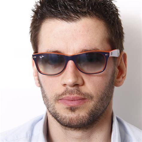 Sunglasses Ray Ban New Wayfarer Orange Rb2132 7893f 55 18 Gradient In Stock Price 8329