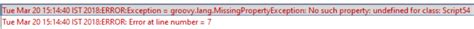 How To Get Line Number For Error Using Exception In Groovy Soapui