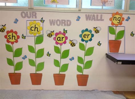 Flowers Word Wall Classroom Photo Sparklebox Phonics Display