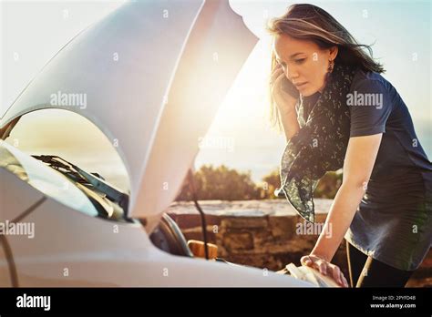 Its An Emergency Please Come Quickly A Young Woman Calling Roadside