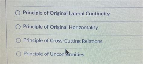 Solved Exercise Relative Age Dating Principles Step Chegg Com