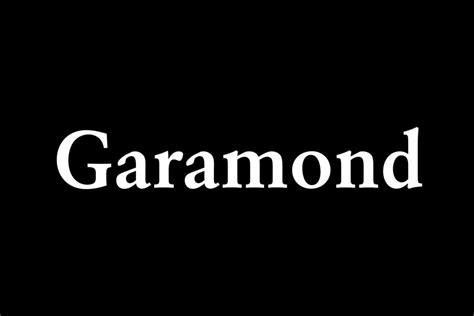 Garamond Font Dfonts
