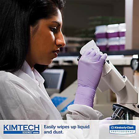 Kimtech Kimwipes 1 Ply Delicate Task Wipers 4 716 X 8 716 White Box Of