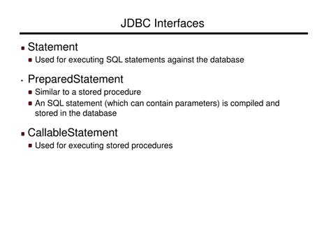 Ppt Jdbc Java Database Connectivity Powerpoint Presentation Free Download Id 9529801
