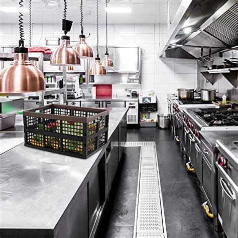 Cand 4 Pack Large Collapsible Crate For Storage 42 Liter Plastic Folding Crate Box Bin