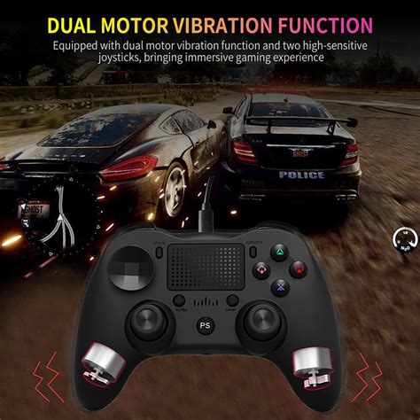 Controlador De Juego Con Cable Usb Gamepad Con Joysticks Dobles Con