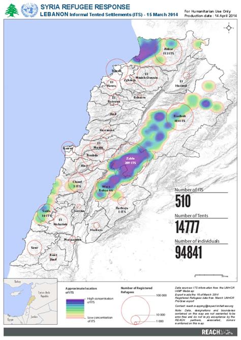 Document Reach Initiative Shelter Lebanon Density Of Informal