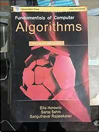 Amazon In Buy Fundamentals Of Computer Algorithms Second Edition By Ellis Horowitz Paperback