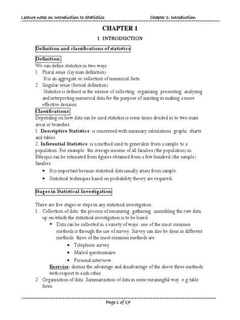 chapter 1 and 2 prob and stat pdf statistics level of measurement