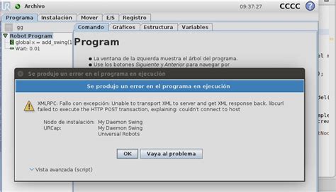 Error In Mydamonswing Urcap Development Universal Robots Forum