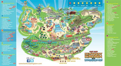 New Kentucky Kingdom Park Map For 2014 R Louisville