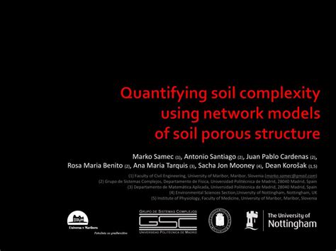 Ppt Quantifying Soil Complexity Using Network Models Of Soil Porous