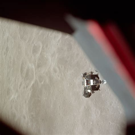 Ascent Stage Of Apollo 10 Lunar Module Seen From Command Module Nasa