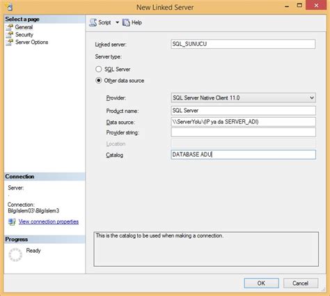 Sql Server Linked Server Kullan M Ve Da T K Sunuculara Eri Im