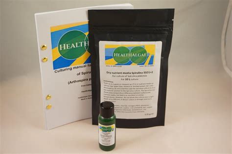 Fresh And Living Spirulina Platensis Start Culture 30 Ml 10 L Dry